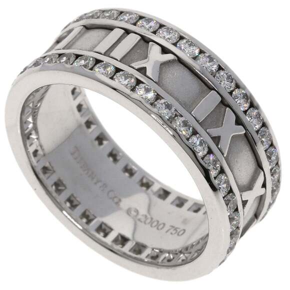 Tiffany & Co. | Jewelry | Tiffany Co Atlas Edge Diamond Ring In 8k ...